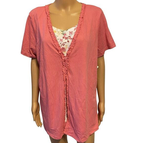 jason maxwell | Tops | New Jason Maxwell Women X Built In Tank Blouse ...